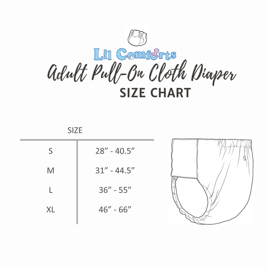 Adult Pull-On Cloth Diaper – Lil Comforts